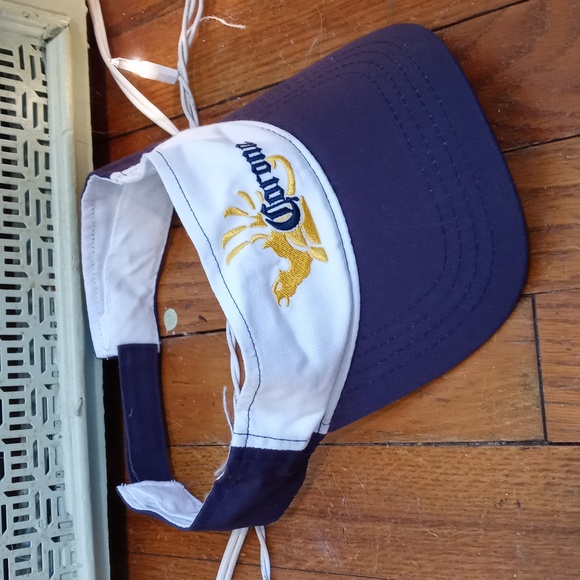 Corona | Accessories | Womens Corona Visor Navy White Yellow Velcro ...